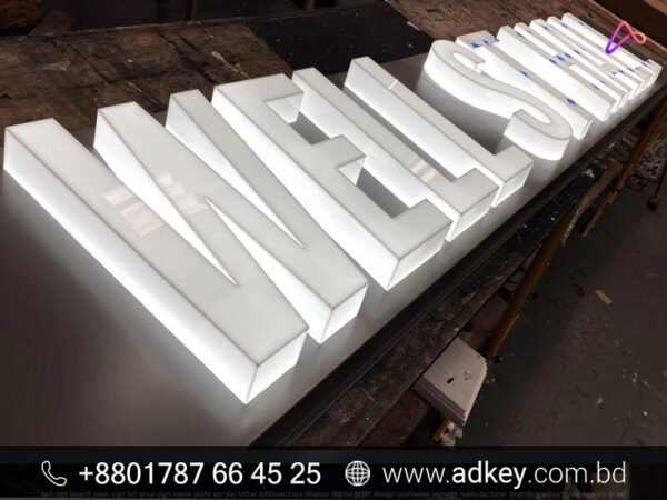 3D Acrylic High Letters - Sign Board in Dhaka